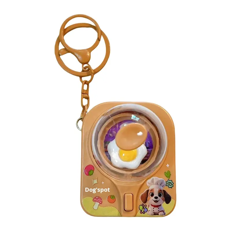 MK Creative Cute Egg Turner Keychain Durable Plastic Student Toy ...