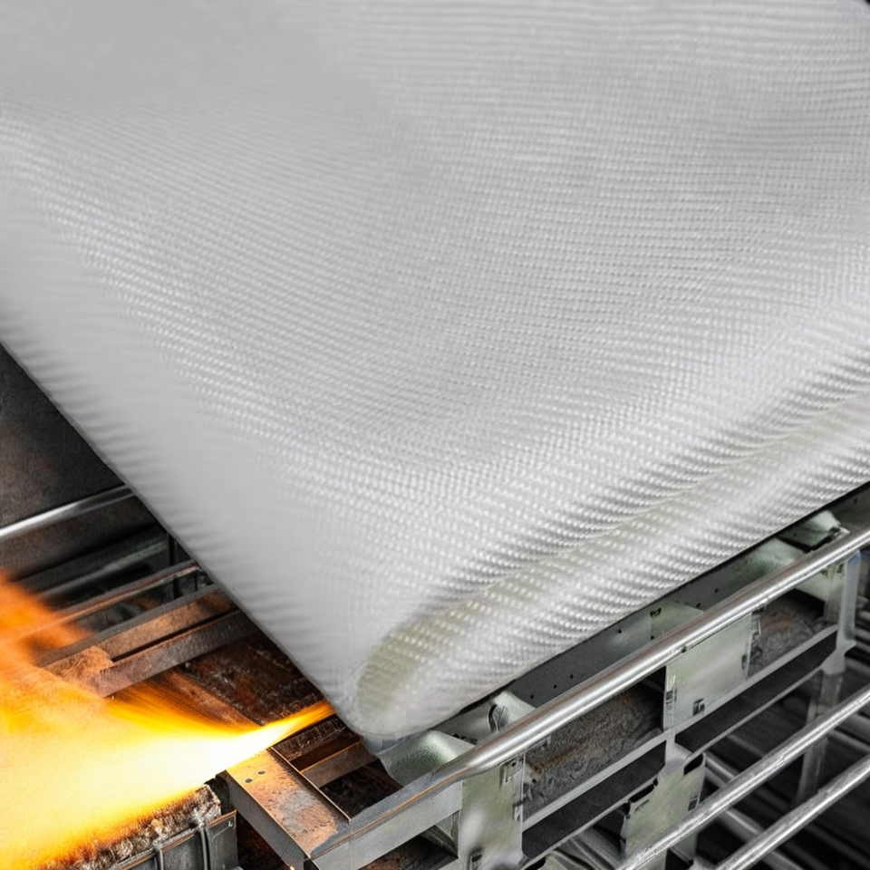 Alumina Fiber Fabric E-Glass Aluminum Foil Finish Cutting Service Wall ...