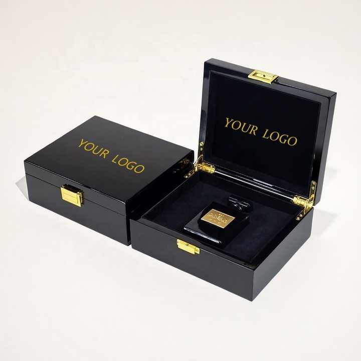 Custom Luxury Gift Box - Solid Wood Arabic Oud Packaging