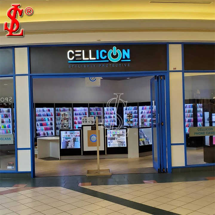 Kiosk Stands for Mall Phone Repair Shop Phone Shop Wall Modern Mobile ...