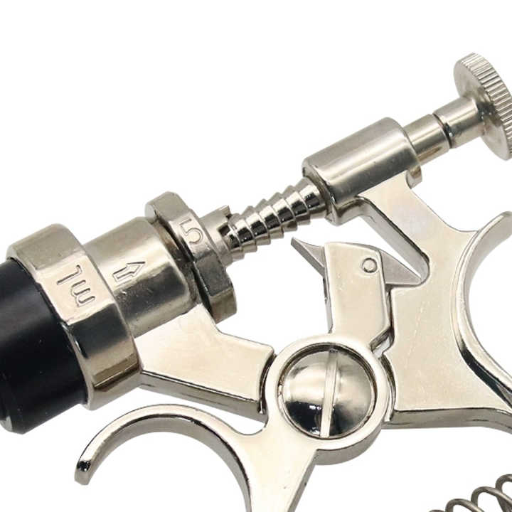 GREAT FARM Animal Veterinary Injection Gun Long Reach Adjustable Dose ...