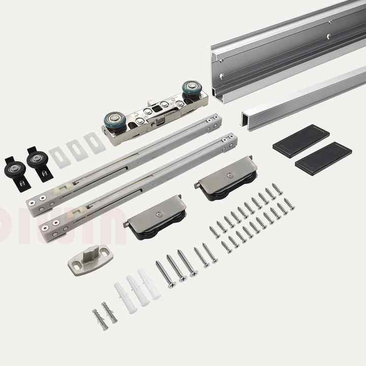 Hidden Tracks Sliding Door Hardware System - Modern & Invisible