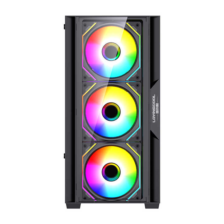 LOVINGCOOL Mid Tower PC Chassis Lightweight Sturdy Aluminum Alloy MATX ...