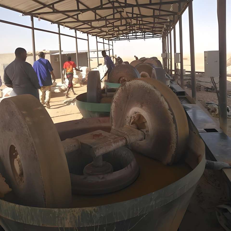 Easy Operating Energy Saving Wet Pan Mill Ball Mill with AC Motor and ...
