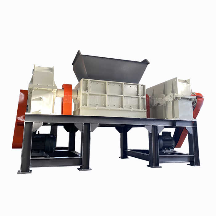 Dual Shaft Fabric Crushing Machine - Efficient Textile Shredding