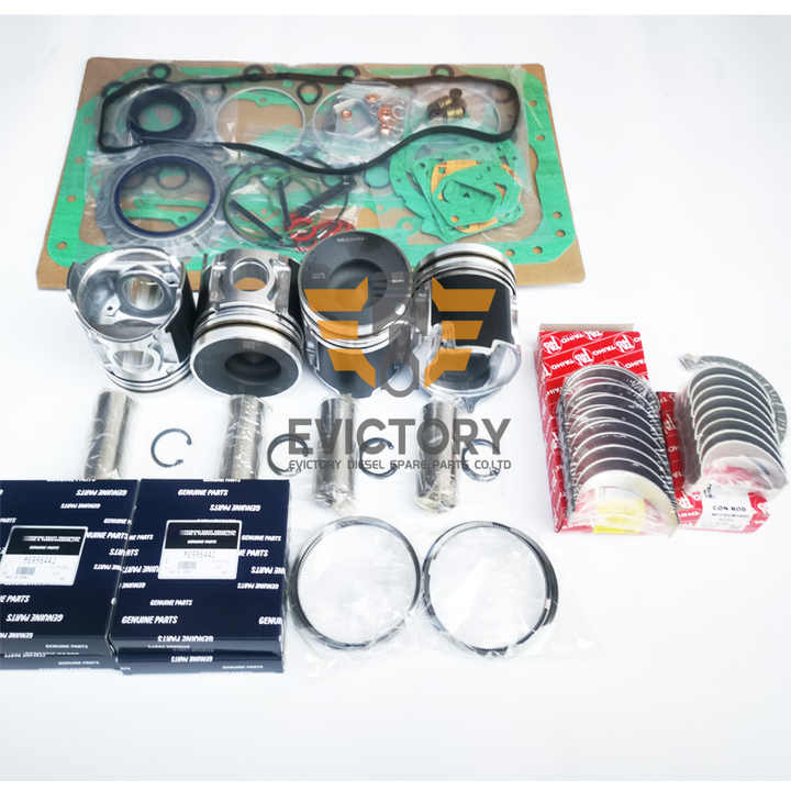 For Canter MITSUBISHI 4D34T 4D34-T Overhaul Kit Oil Pump 4d34 Ring Head ...