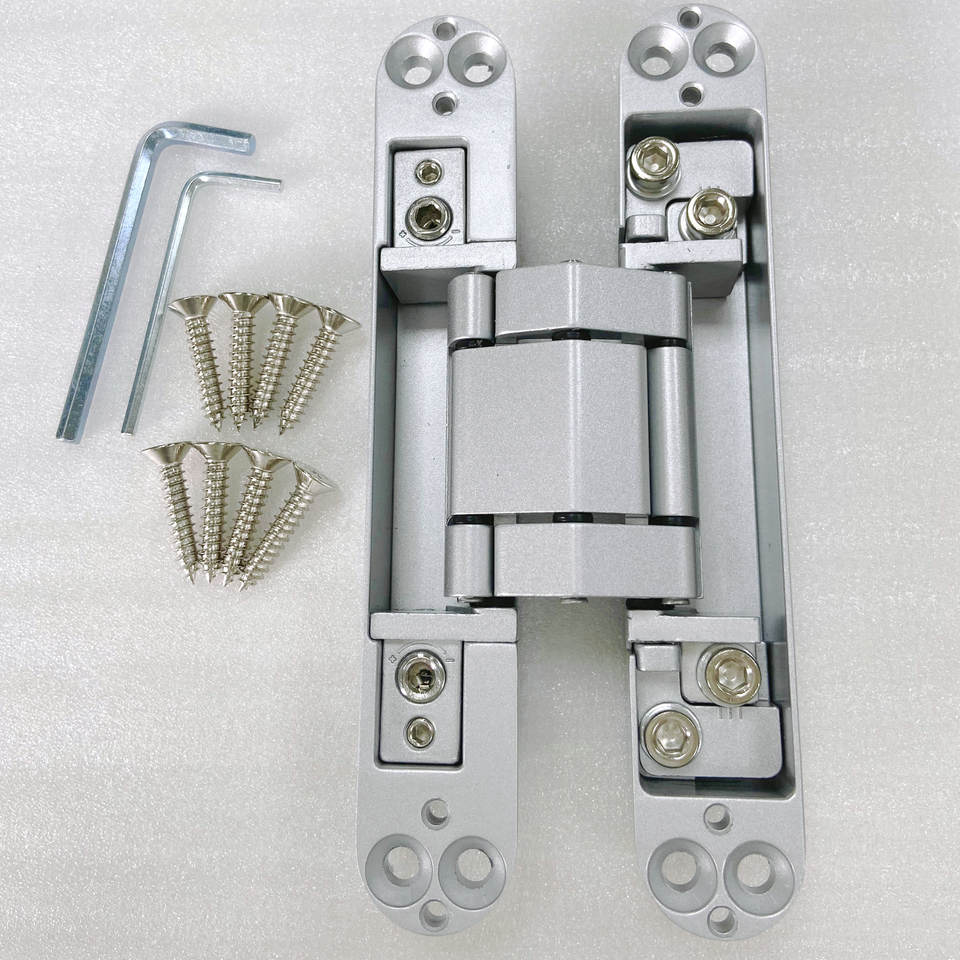 40KGS Hidden Door Hinge 180 Degree Concealed Hinge Adjustable Wooden ...