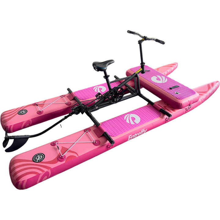 Favorite New Style Inflatable Floating Water Bike Pedalo Boat Sea Cycle ...