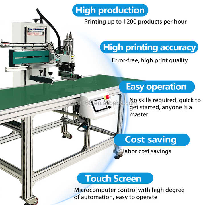 Silk Screen Printer Machine With Conveyor Belt Screen Printing Machine ...