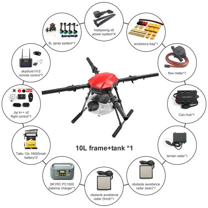 EFT E410P Drone Sprayer - Efficient Agricultural Solutions