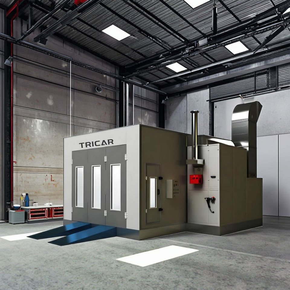 2025 Tricar Luxury Spray Booths Electric Diesel Heating Car Painting ...