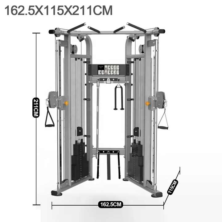 Multi Station Cable Crossover - Adjustable Dual Pulley System