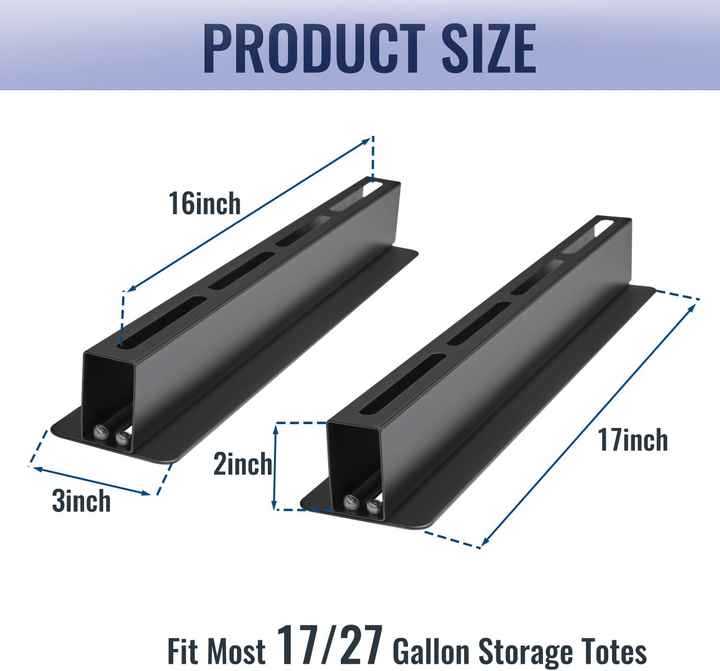 Garage Storage Tote Slide Overhead Ceiling Mount Storage Bins Rack ...