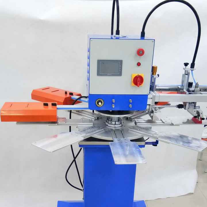 2 Color Silk Screen Printing Machine Garment - Easy to Operate