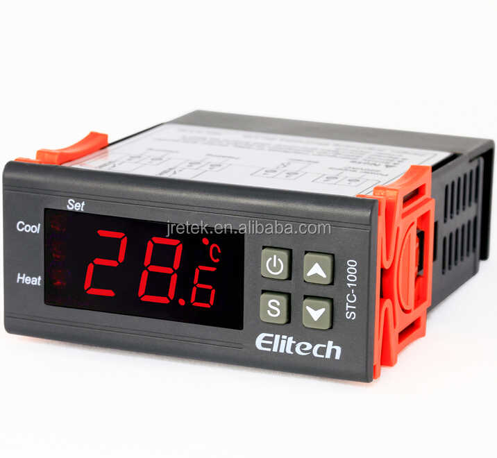 2 NTC Sensor Elitech Temperature Controller Digital Defrost Thermostat ...