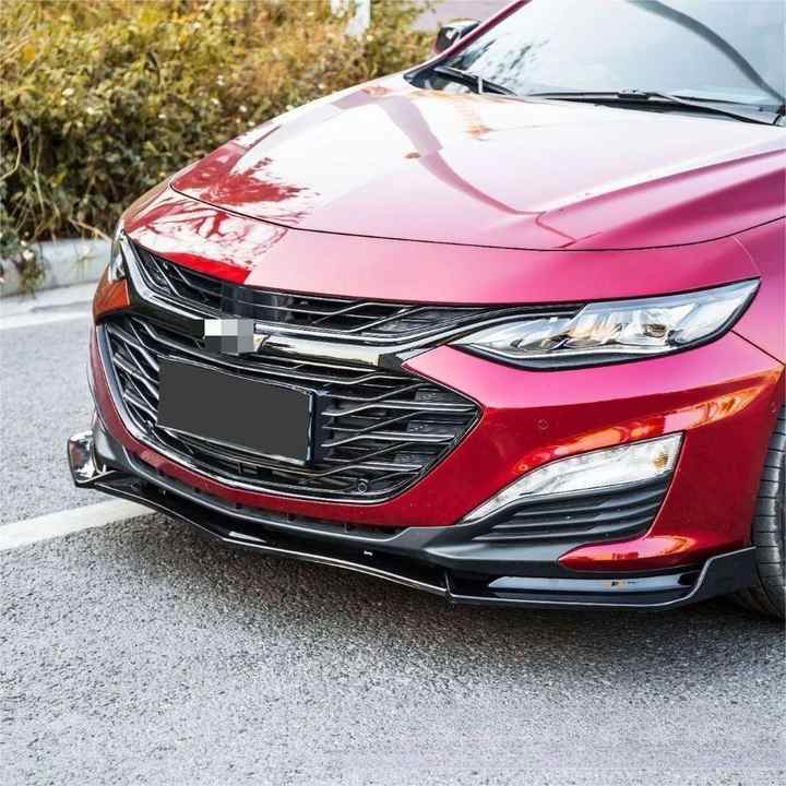 Auto Parts Body Kits - Front Bumper Lip Splitter ABS Black