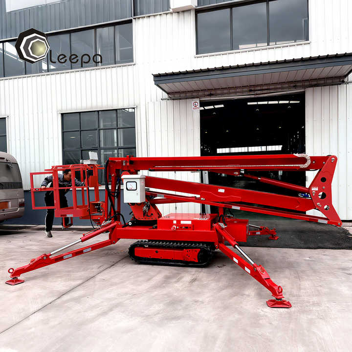 CE ISO Articulated Track Caterpillar Outdoor Crawler Boom Lift for ...