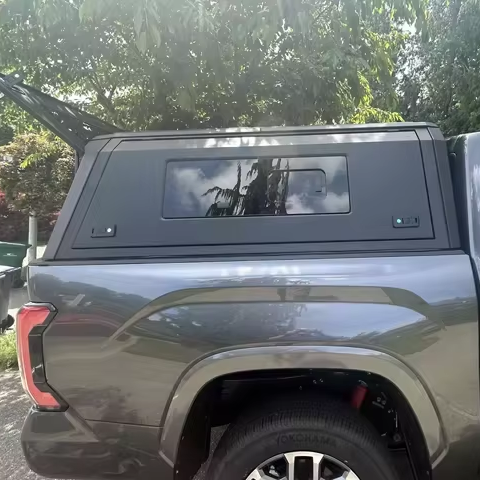 XINYI Pickup Truck Caps Camper Shell Hardtop Side Windows Topper Canopy ...
