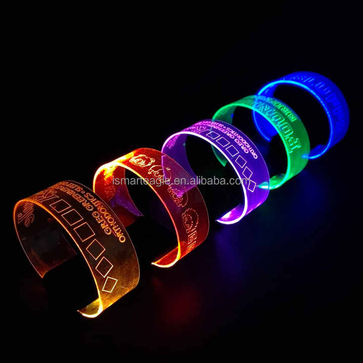 Party Supply Sound Concert Activated LED Wrist Band