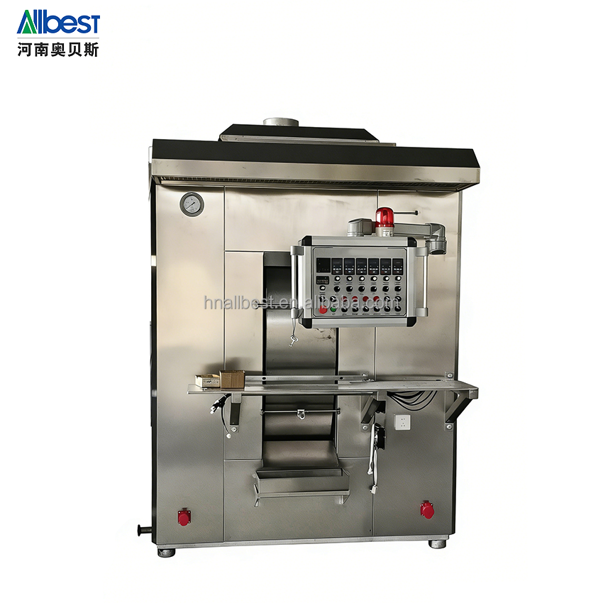 Dual Line Gas Heating Egg Roll Forming Machine Automatic Wafer Egg Roll ...