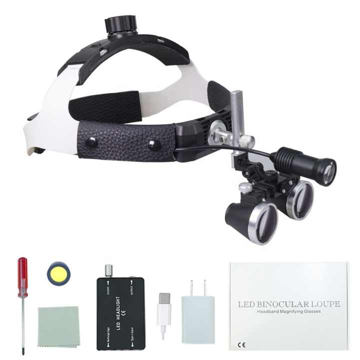 Dental Magnifying Lens Light, Surgical Laboratory Medical Magnifying ...