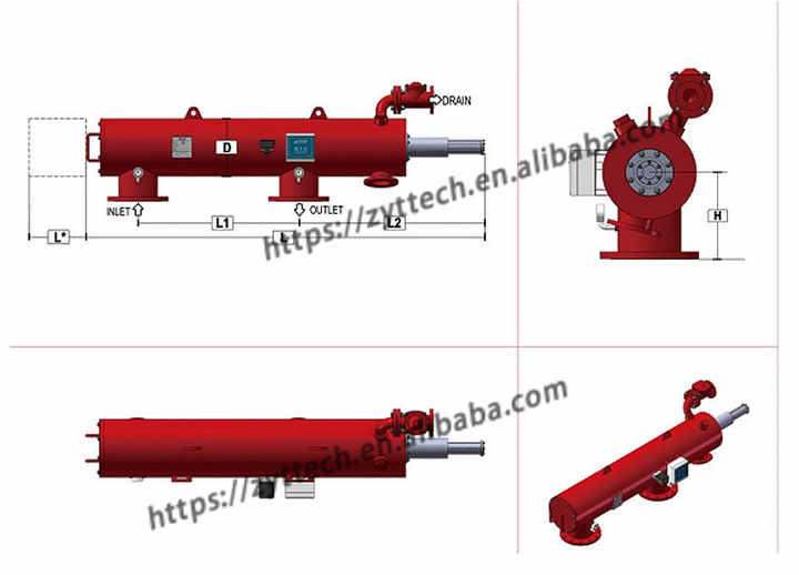 AIGER A300 Series Hydraulic Pump PLC Carbon Steel Automatic Filtration ...