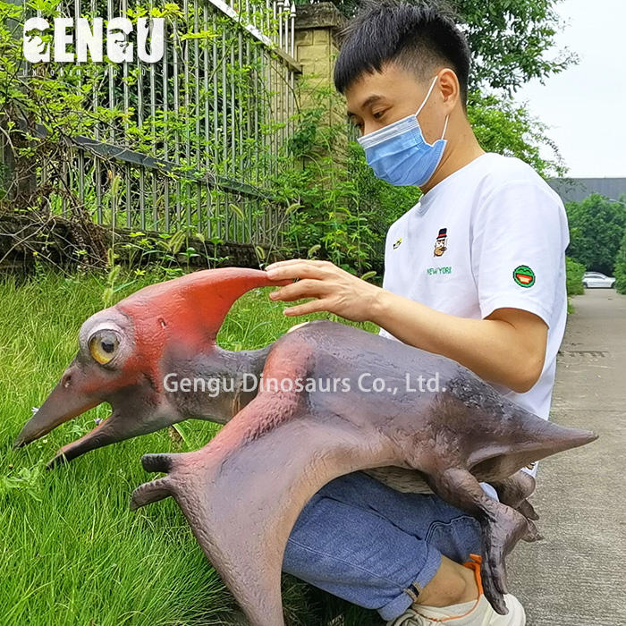 Animatronic Model Customized Hand Control Baby Dinosaur Hand Puppet for ...