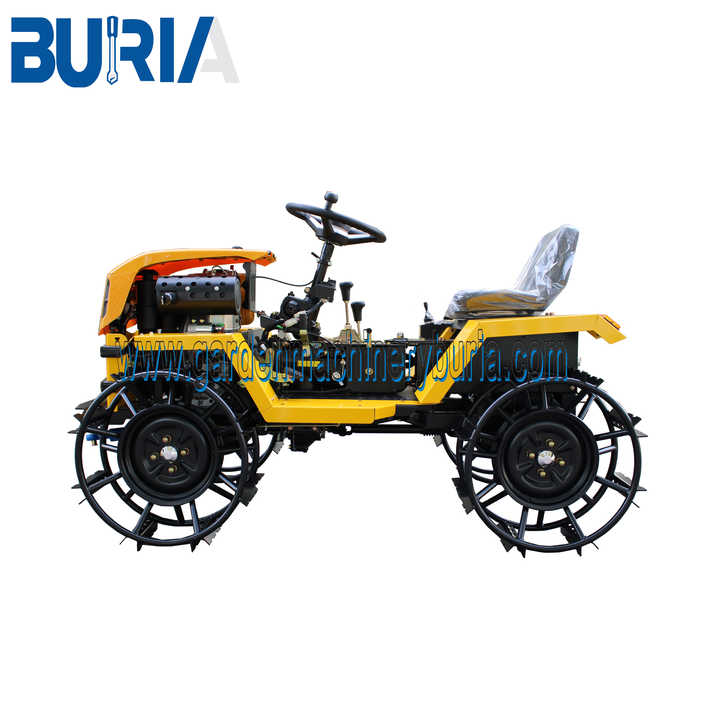 18hp 4WD Agricultural Micro Tractor 4-Wheel Compact Farm Mini 4x4 ...