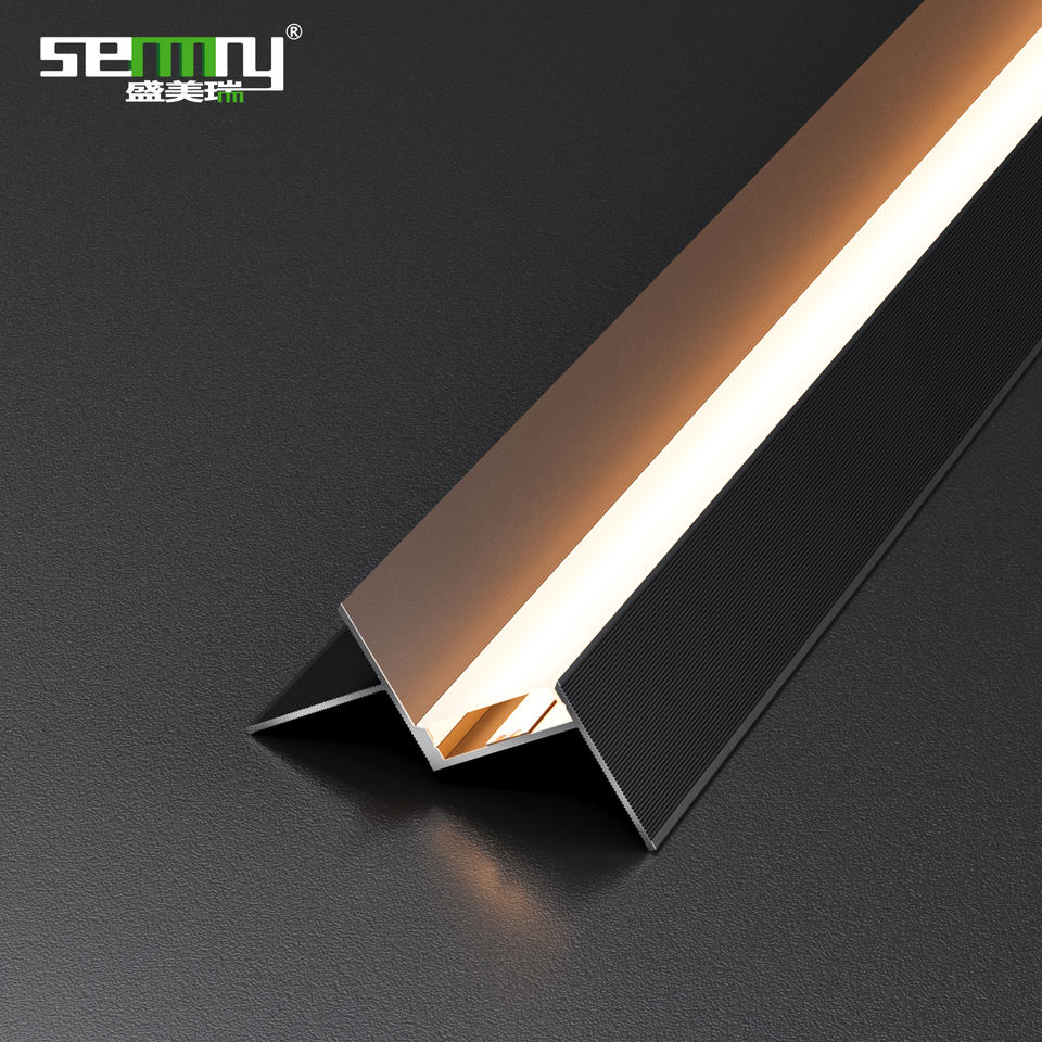 Shadow Gap Architectural Skirting Aluminium Profile for LED Strip ...