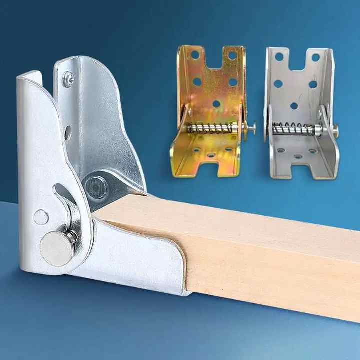 Folding Bracket Self Locking Hinge - Heavy Duty 90 Degree