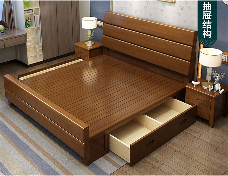 Teak wood divan bed store