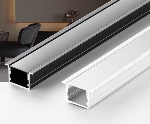 Anodized Aluminium Ceiling LED Linear Light Trim Profile