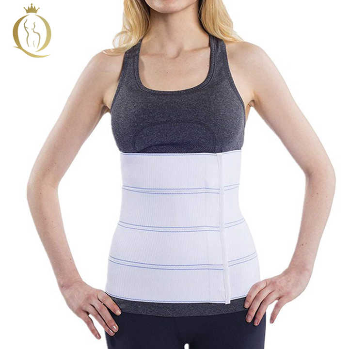 Abdominal Binder Lower Waist Support Belt Compression Wrap Waist Band ...