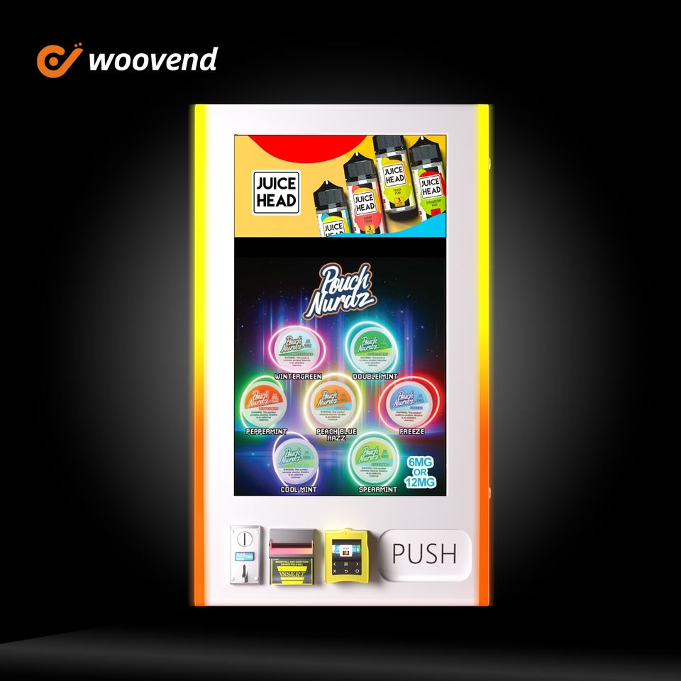 Mini Vending Machine With Age Verification Nicotine Pouches Vending ...