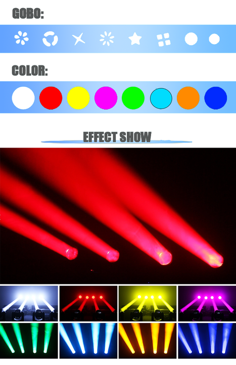 2PCS 150W LED Beam Moving Head Light New Low Price Rgbw Disco KTV Party ...