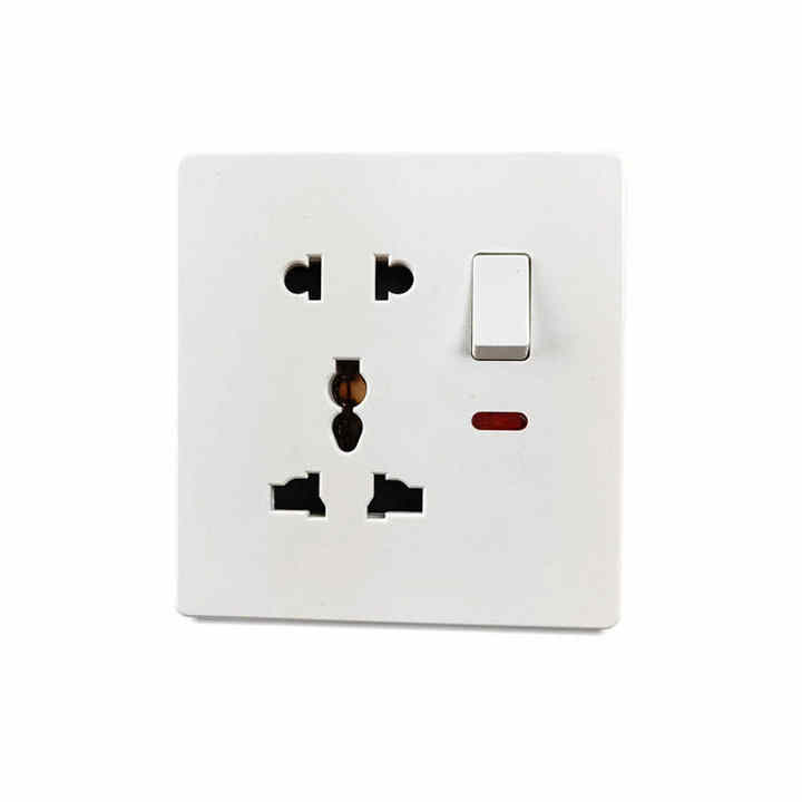 Universal Standard Double 13A Switch Indicator Light Household for All ...