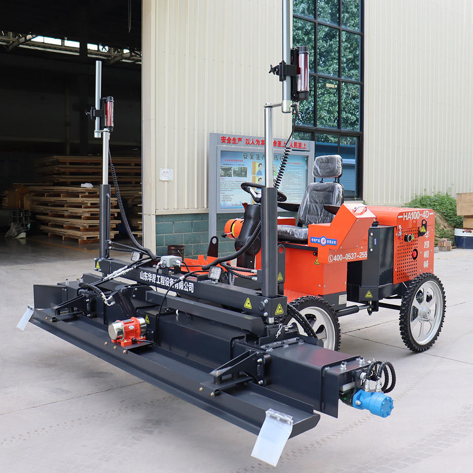 Ride-on High Efficiency Laser Screed Machine with 22KW Engine German ...
