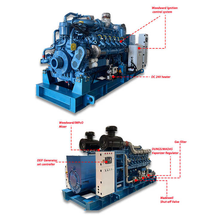 Gas Power Station Design 450Kw/562.5Kva Natural Gas for Power Turbine ...