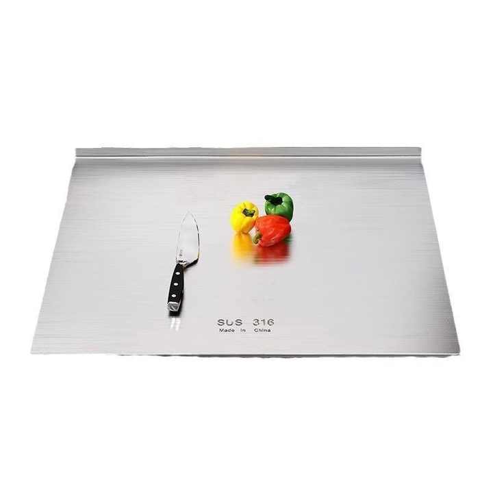 Worktop Inox Cutting Board Large Stainless Steel 316 Double-Sided ...