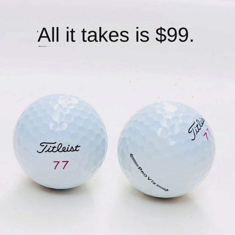 Golf Ball Model 77 Four-Piece Construction High Quality Off-Court Game ...