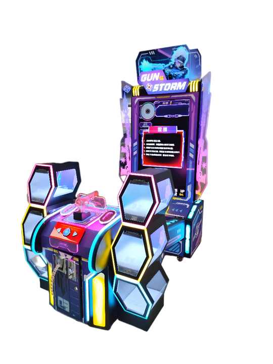 Coin Operated Plastic Arcade Shooting Simulator Game Machine with 42 ...