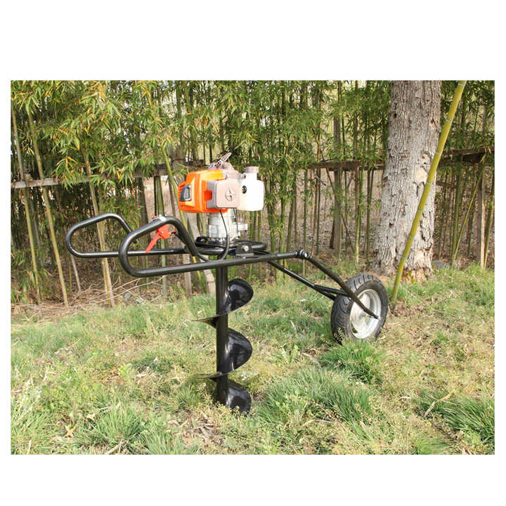 AG63-DC 63.3cc Hand Push Gasoline Earth Auger Post Hole Digger
