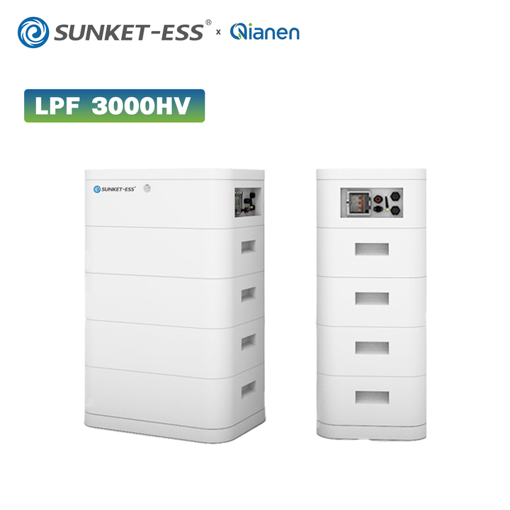 SUNKET High-Voltage 3000/HV Lithium Battery Pack LFP Stackable System ...