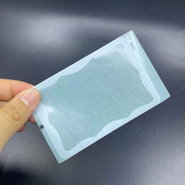 Superior Printing Blank Silver Backing and Black Wave Writable Eggshell ...