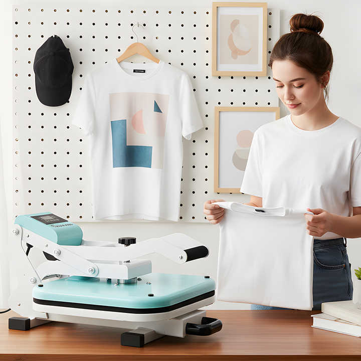 38*38cm Heat Press Machine for Craft Enthusiasts | Versatile T-Shirt Printing Transfer Tool ...