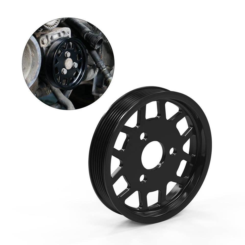 E36 328i Power Steering Pump Pulley - Brand New Aluminum