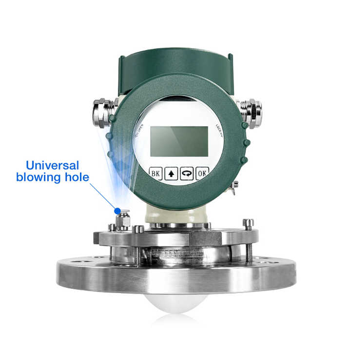 Accuracy ±1mm radar Sensor Explosion-proof Liquid Level Transmitter Flange Installation Liquid ...