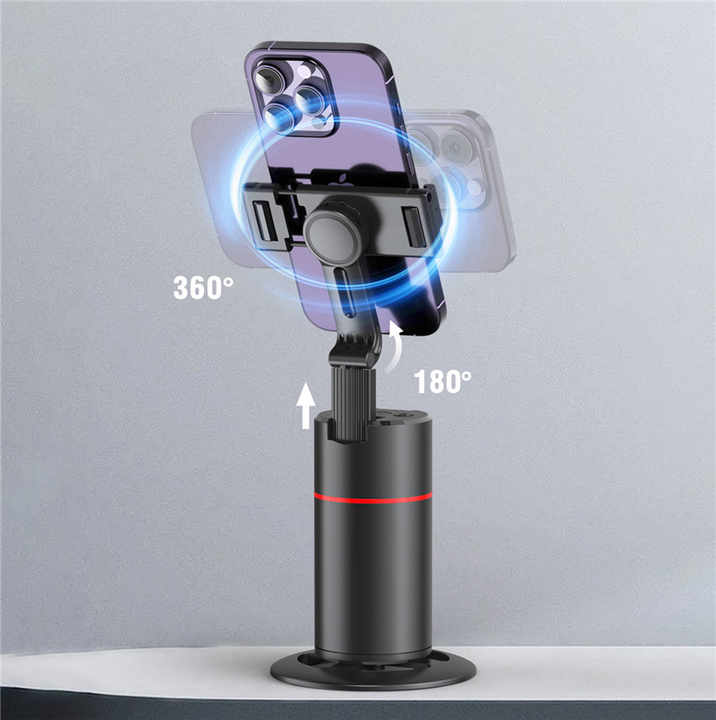 AI Intelligent P02 Gimbal Stabilizer - 360 Rotation Tracking