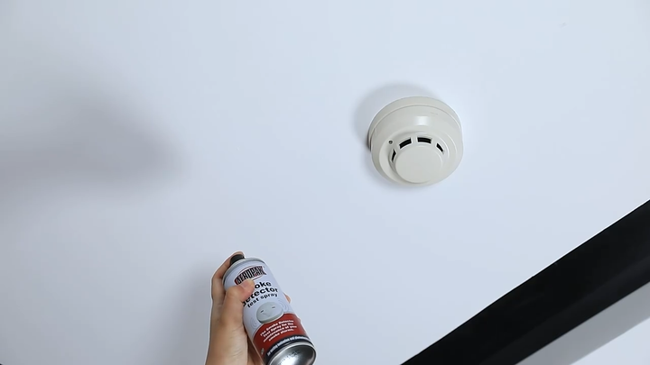 AEROPAK Smoke Detector Test Aerosol Spray 200ml Fire Alarm Tester Low ...