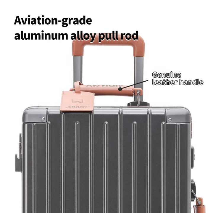 Multifunctional German PC Aluminum Frame Luggage Suitcase